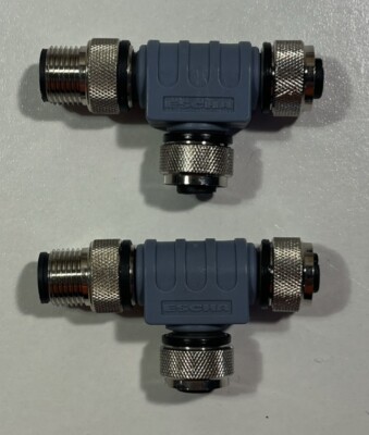 (2) Escha/Turck Cable Connector 3 way USED | eBay