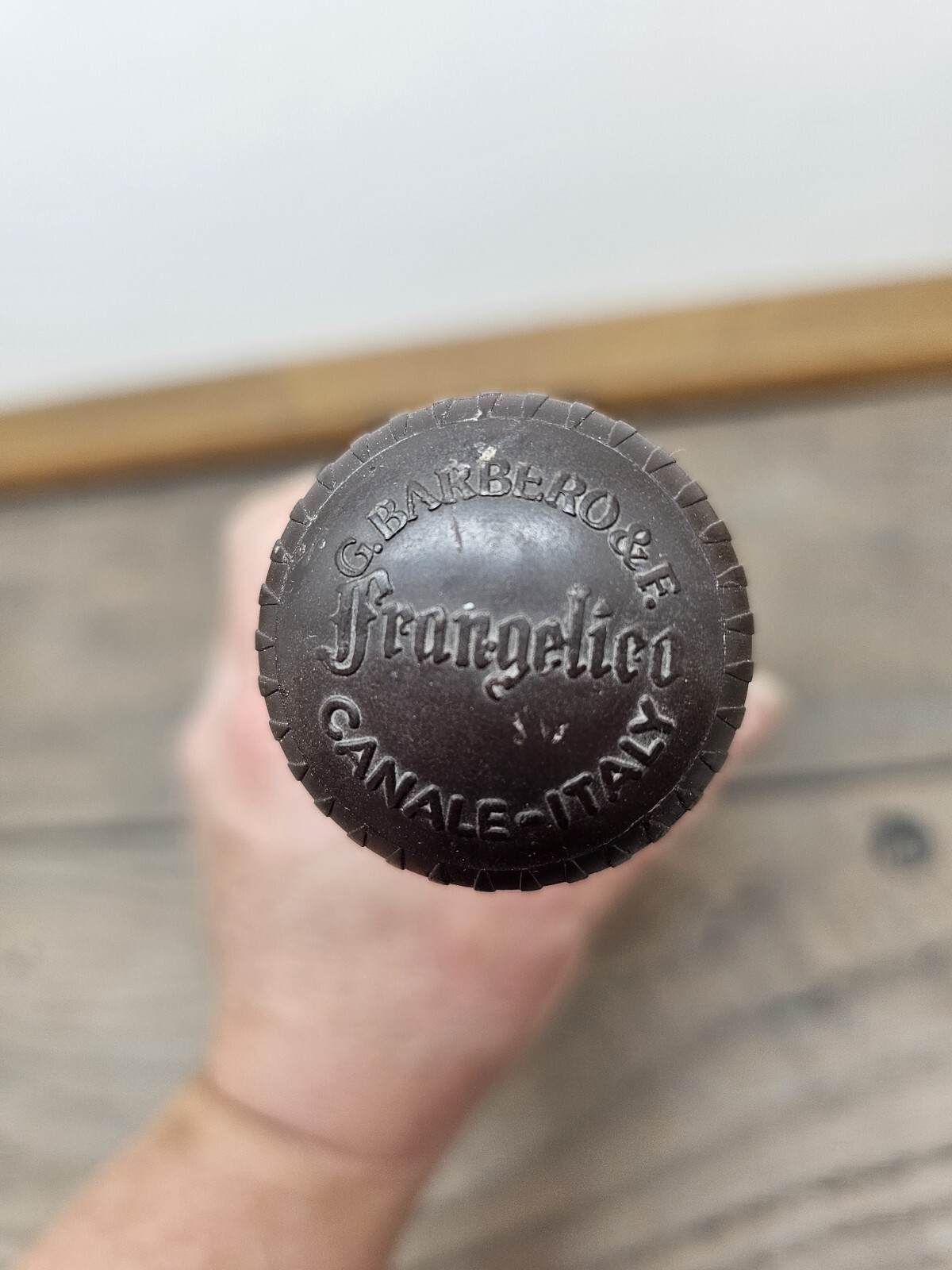 Italy Frangelico Liqueur 1L Bottle Decanter Amber Monk Shape Empty ...