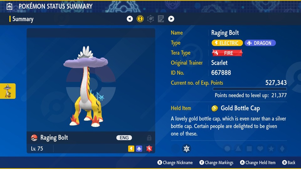 GOUGING FIRE, RAGING BOLT & WALKING WAKE for Pokemon Scarlet & Violet ...