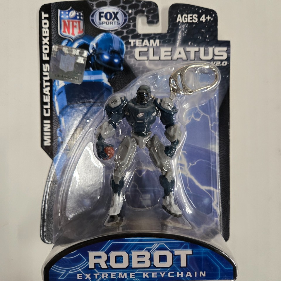 NFL FOX Sports Robot Cleatus Action Figure Key Chain NIB | eBay
