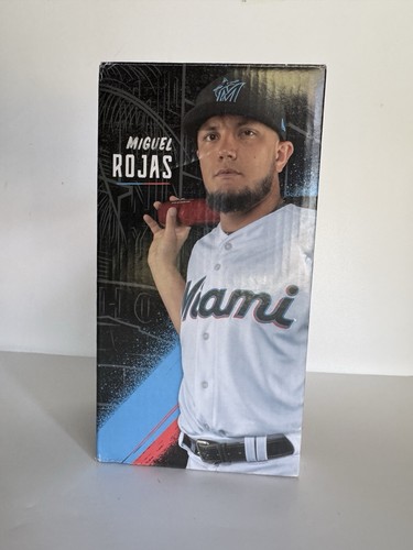Miguel Rojas Miami Marlins Bobble Head NEW In Box 2018 Miggy Ro MLB ...
