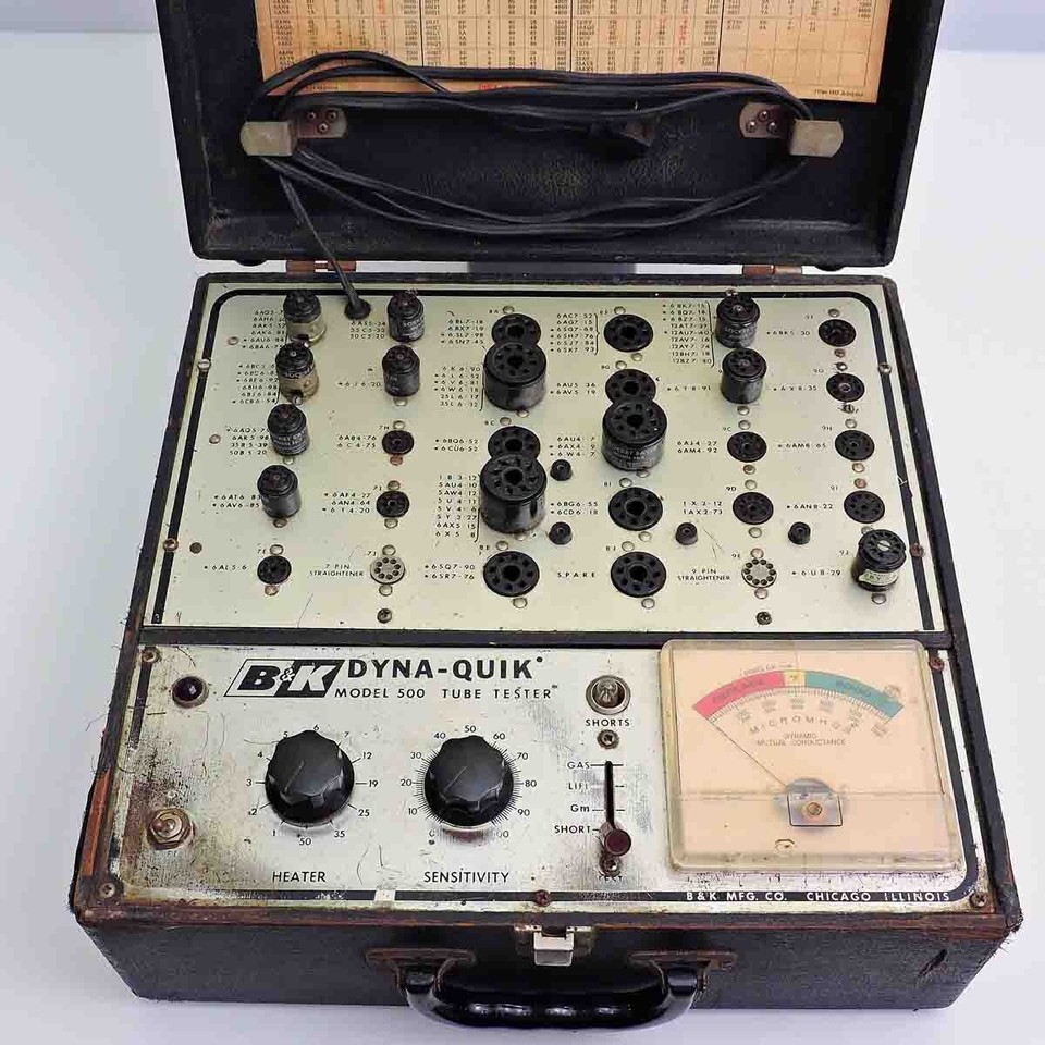 B&K Dyna-Quik Model 500 Tube Tester As-Is Parts or Repair | eBay