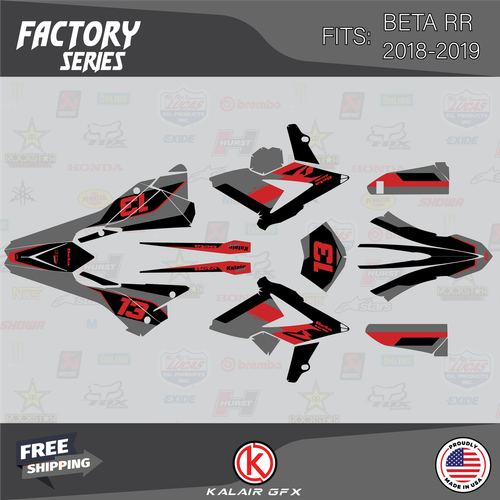 Graphics Kit for Beta RR125-RR480 (2018-2019) Factory - RED-SHIFT | eBay
