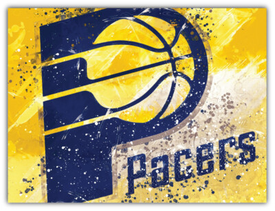 Indiana Pacers NBA Basketball Sport Logo Car Bumper Sticker Decal ...