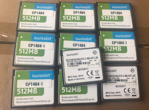 10PCS Swissbit 512MB industrial CompactFlash CF Memony Card | eBay