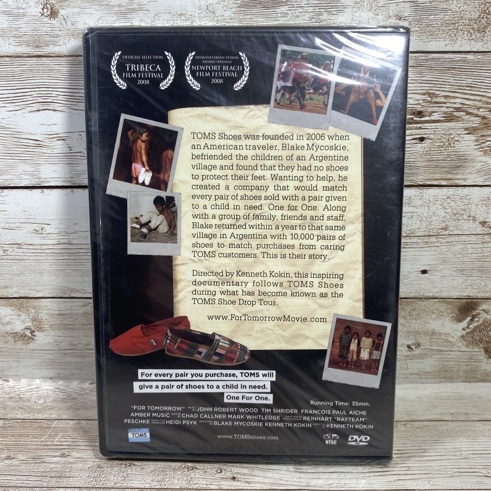 For Tomorrow: The Toms Shoes Story ~ NEW Sealed | eBay