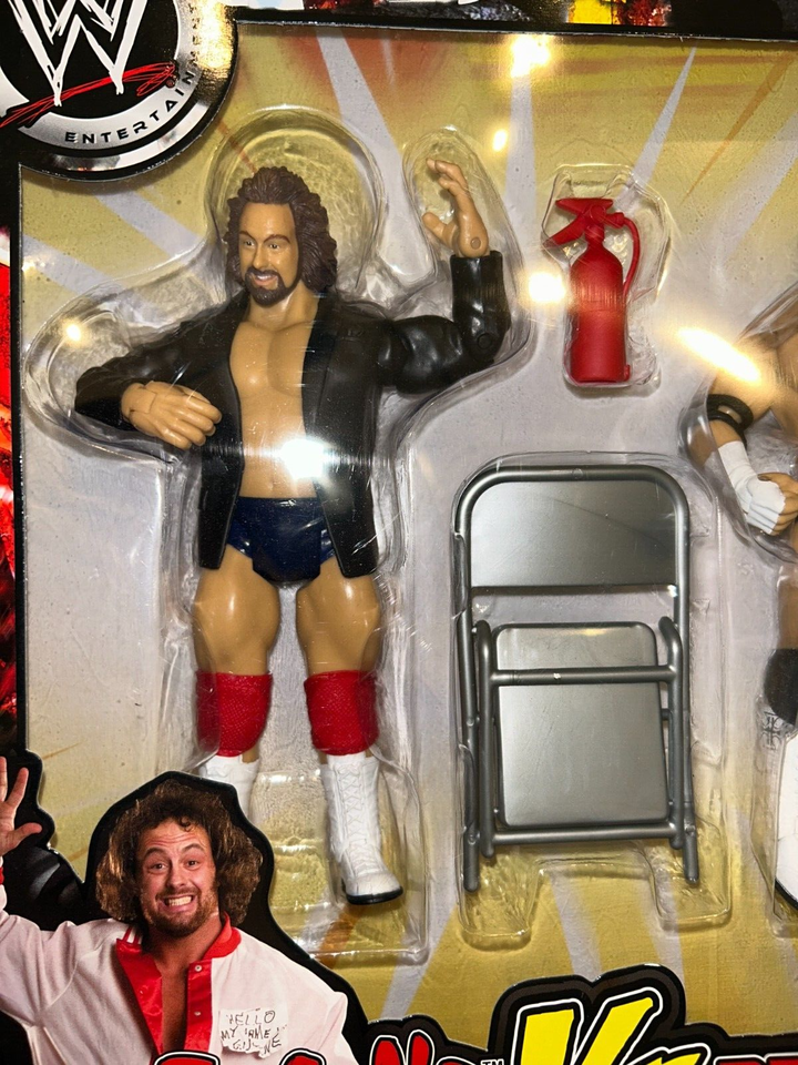 JAKKS WWE EUGENE VS. TRIPLE H WRESTLING ACTION FIGURE SET NEW IN BOX ...