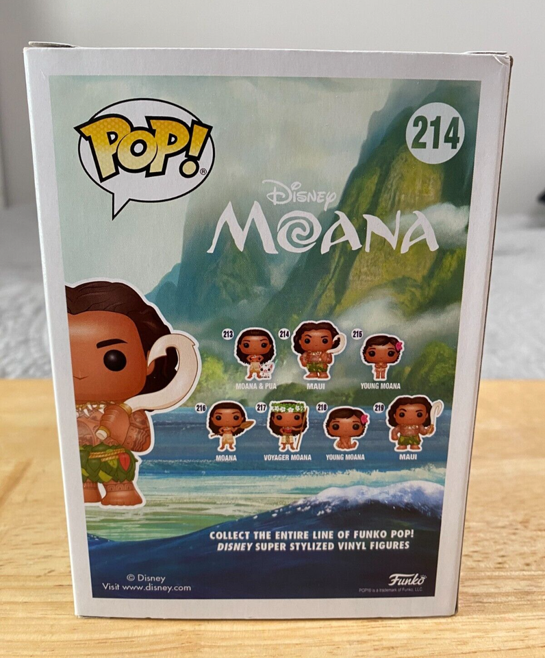Funko Pop! Moana Maui Pop! Vinyl Figure #214 Disney | eBay