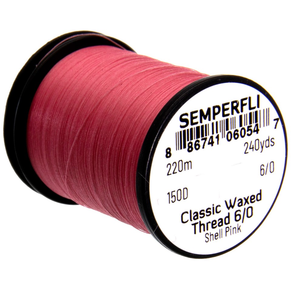 SEMPERFLI CLASSIC WAXED THREAD 6/0 - Fly Tying 150 Denier - 37 Colors ...