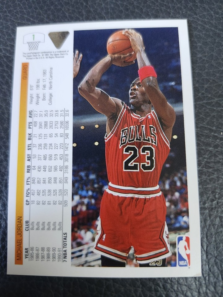 1991 Upper Deck Michael Jordan Promo Card RARE | eBay