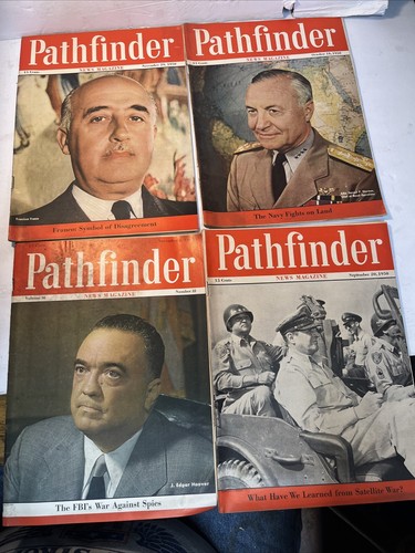 Pathfinder Magazine's 4 Issues From 1940s &50s Scrapbooks Ads Vintage ...
