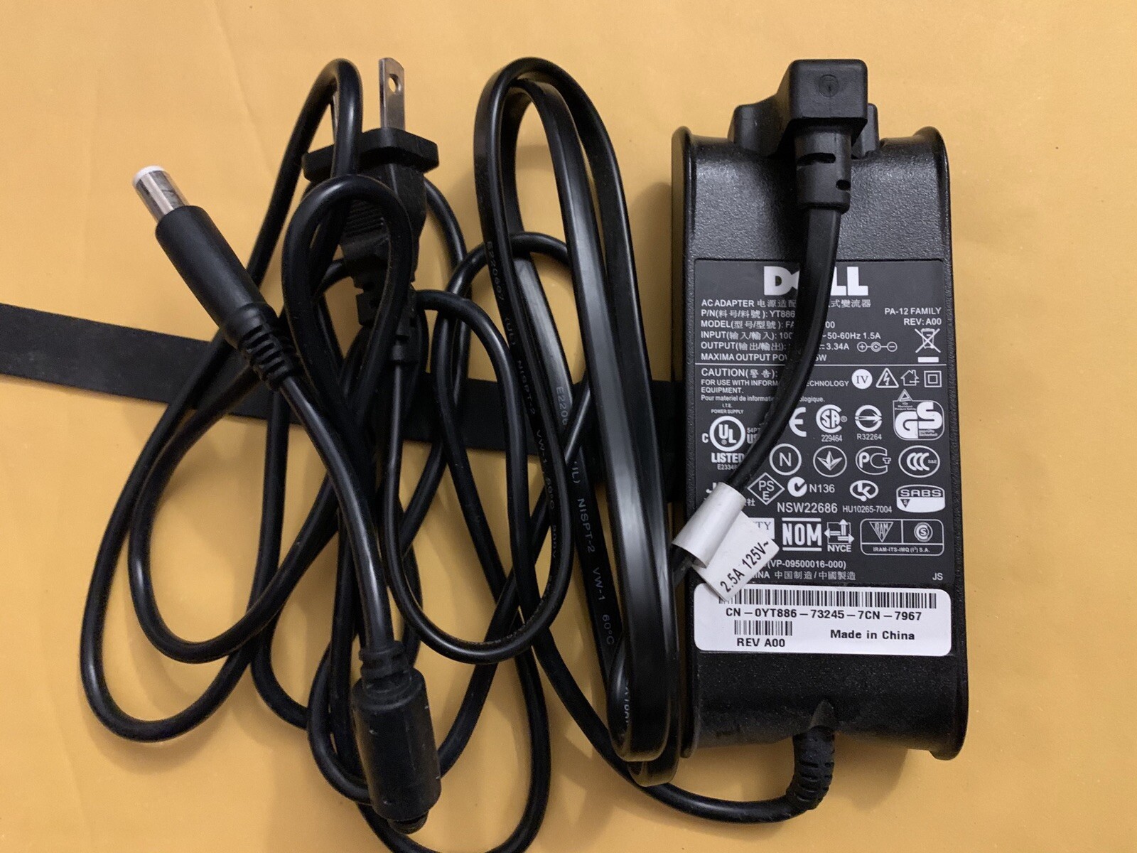 OEM Dell PA-12 AC Adapter FA65NS0-00 HA65NS1-00 LA65NS0-00 HP-OQ065B83 ...