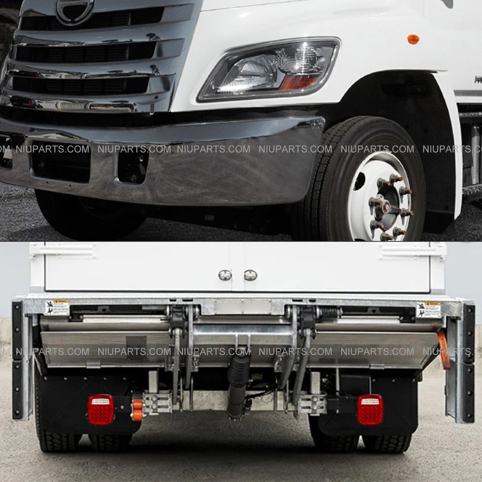 Headlight w/ LED Bulbs & LED Tail Light LH & RH Fit: Hino 258ALP 268 ...