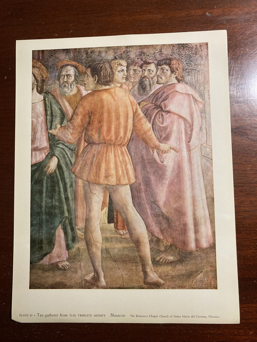 The Tribute Money Masaccio Art In Tuscany | Masaccio | Brancacci