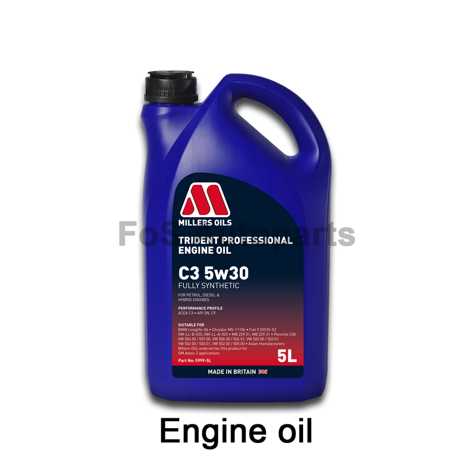 SERVICE KIT for SKODA FABIA (5J) 1.6 TDI OIL FILTER +5L 5w30 OIL (2010 ...