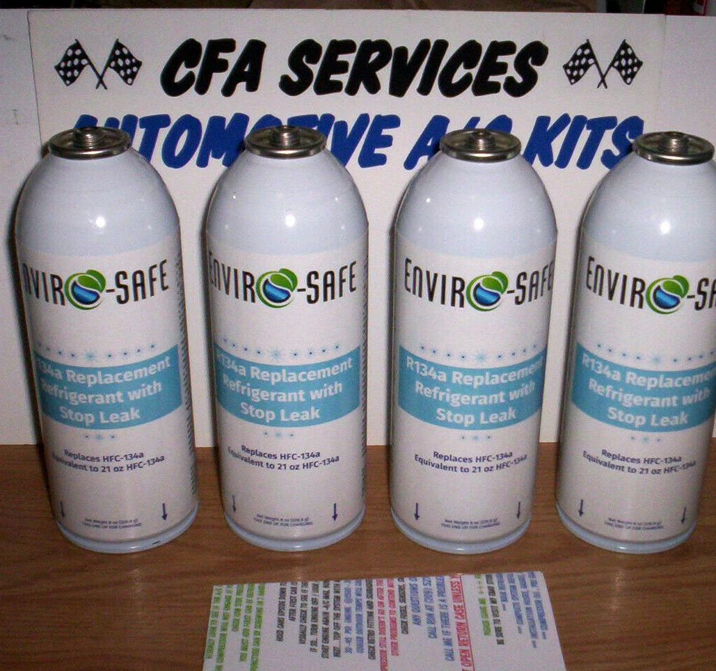 Enviro-Safe 134a Replacement Refrigerant W/ Stop Leak Cans, 48% OFF