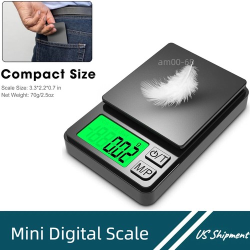 Digital Scale Small 1000G X 0.01G Precision Gram Scale, Pocket Scale ...