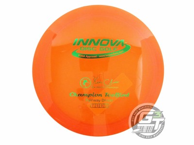 NEW Innova Champion Teebird 173-175g Orange Green B Fairway Driver Golf ...