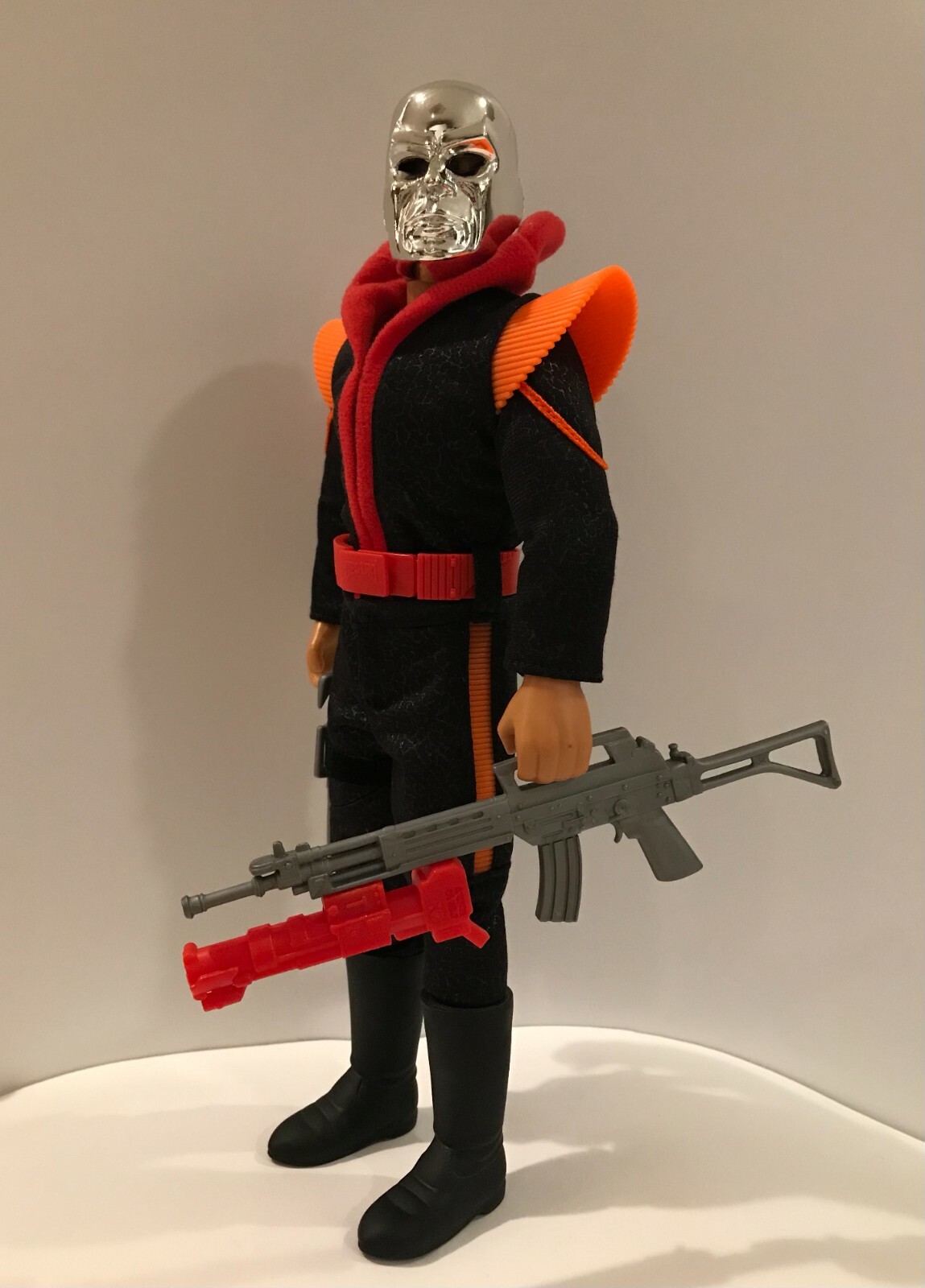 GI Joe 1993 Destro v1 12" Hall of Fame Action Figure Hasbro Incomplete ...