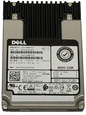 Dell 800GB 12Gbps 2.5in SAS SSD Solid State Drive CN3JH PX05MRB080Y 89% ...