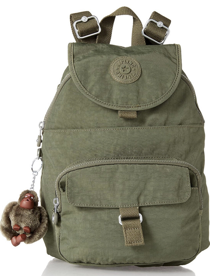 Kipling Backpack Queenie Jaded Green Tonal KI0522 NWT MSRP $104 | eBay