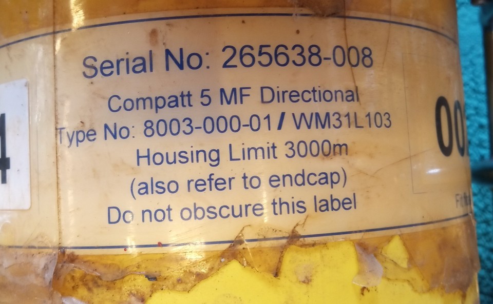 SONARDYNE COMPATT 5 MF TYPE 8003 3000 METERS | eBay