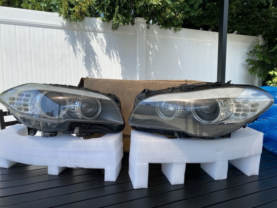 2011-2013 BMW 5 Series F10 Xenon HID Headlight AFS Driver And Passenger ...