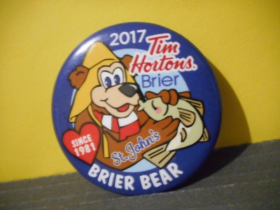 2017 Curling Tim Hortons Brier Pinback,St.John's Newfoundland,Brier ...