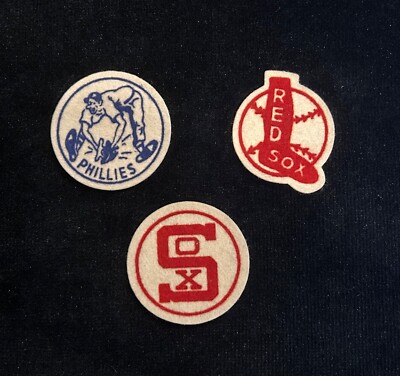 1950s MLB Team Logo Patches Phillies White Sox Red Sox | eBay