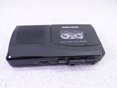 Radio Shack Micro-31 Handheld Voice Activated Recorder CAT 14-1161 ...