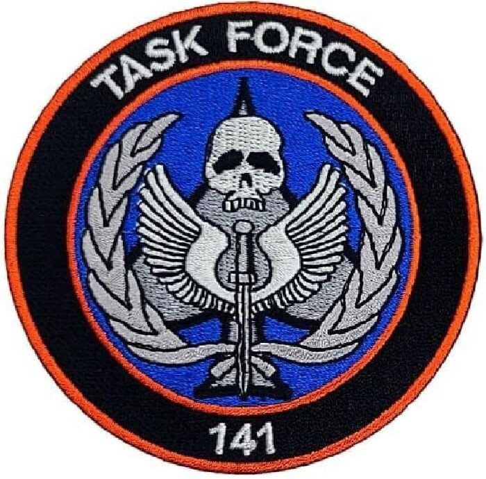Call of Duty Modern Warfare Task Force 141 Logo Patch -2PC IRON ON OR ...