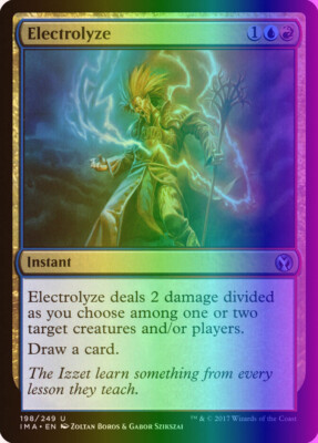 MTG Magic the Gathering Electrolyze (198/256) Iconic Masters LP FOIL | eBay