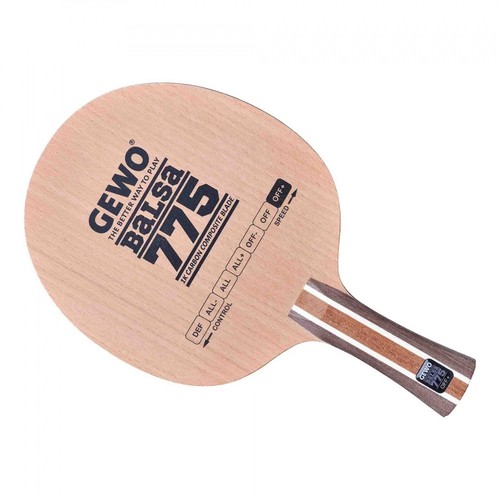Gewo Balsa Carbon 775 table tennis blade, FL handle | eBay