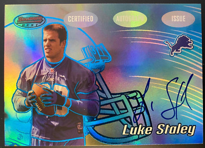 2002 Bowman's Best Blue #152 Luke Staley AU | eBay
