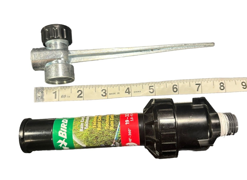 Rain Bird 32SASP 3 gpm ABS Plastic Black Rotor on Spike 1024 sq. ft ...