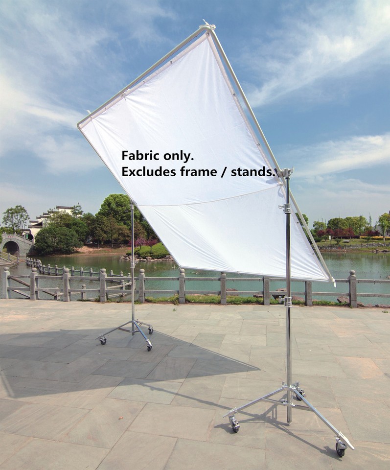 8'x8' 8x8ft 2.4x2.4m Butterfly 1/2 Half Grid Cloth Lite Diffusion Silk ...