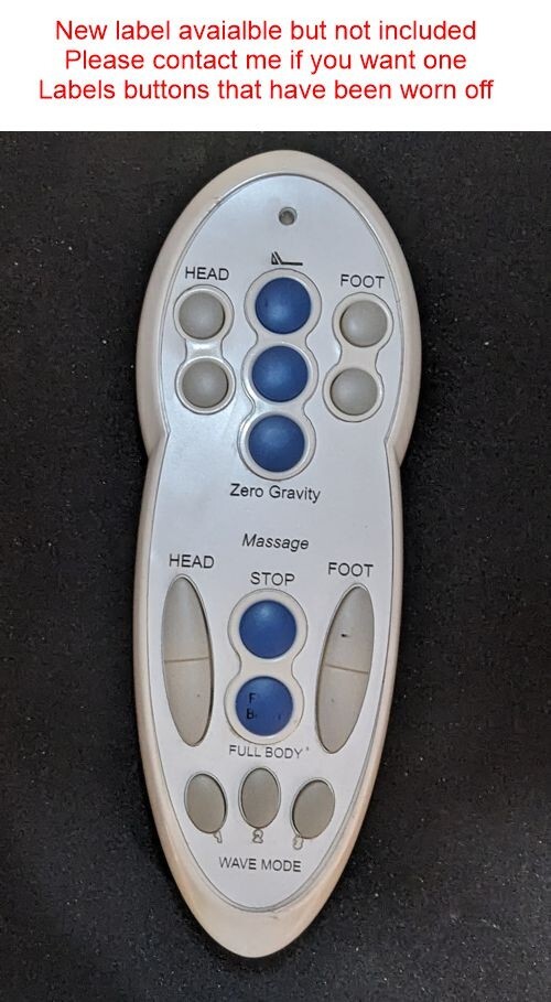 Button Repair Pad TRURC-N3-16 Remote Sealy Customatic REFLEXION RIZE | eBay