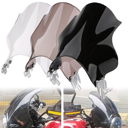 Fly Screen Windscreen Motorcycle Windshield Universal For Suzuki Yamaha ...