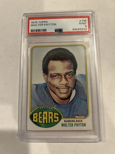 1976 Topps #148 Walter Payton Rookie Card ~ PSA 9 Mint | eBay