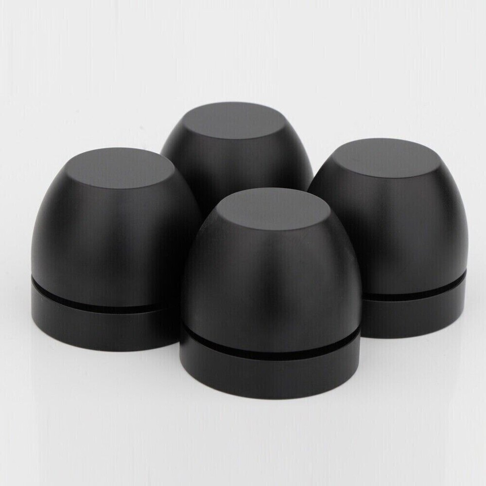 4PC HiFi Speaker Turntable Isolation Stand Feet Base Pad Stainless ...