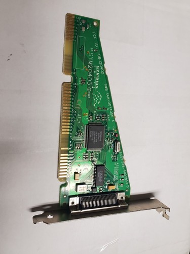 VINTAGE SYMBIOS LOGIC SYM20403 SCSI ISA CONTROLLER CARD - TESTED ...