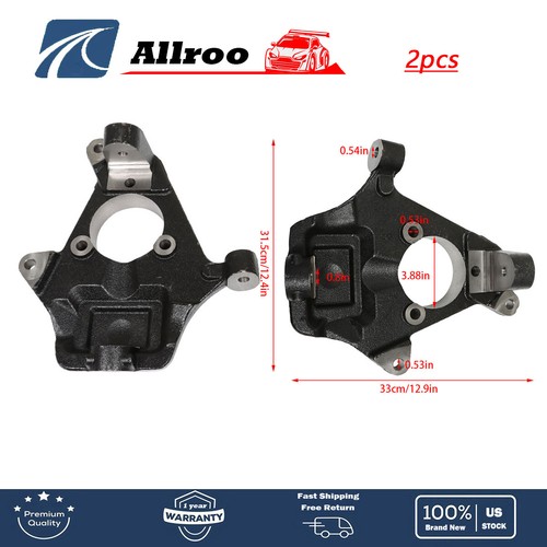 NEW 2" Drop Lowering Spindles For 07-17 Chevy Silverado GMC Sierra 1500 ...