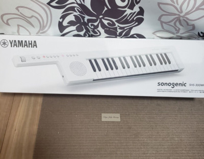 Yamaha SHS-300 SonoGenic Mini Keytar White 37 Keys 12 Voices ...