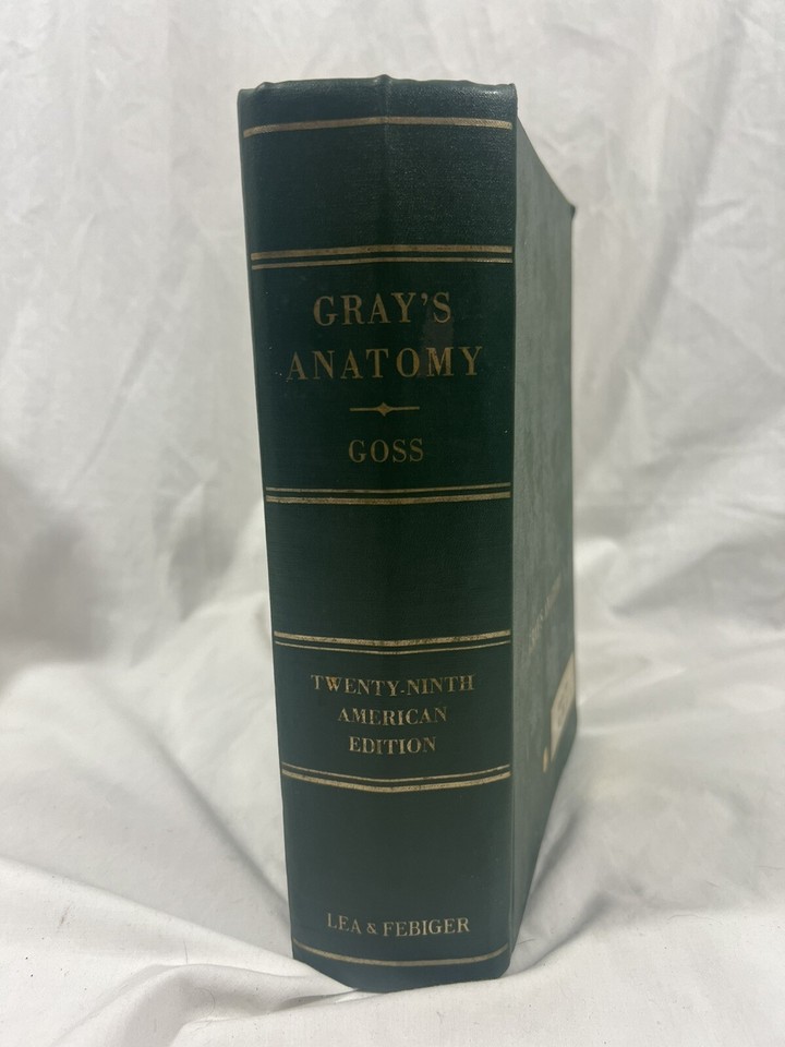 Gray's Anatomy 29th American Edition 1973 Vintage Medical Literature ...