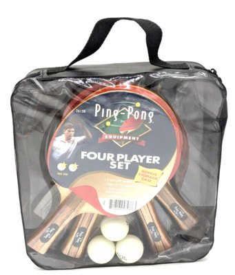 Ping Pong Brand - Table Tennis 4 Player Set | eBay