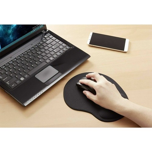 Computer Foam Black Gaming Wrist Support Mouse Mat Large Pad PC, Anti ...
