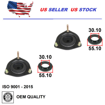 Strut Shock Mount Front W/Bearing LH+RH For Nissan SENTRA 2000-2006 ...