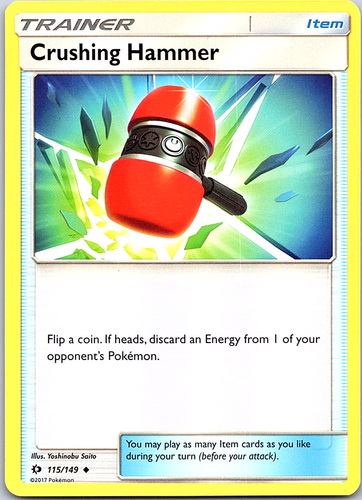 Pokemon TGC - Crushing Hammer 115/149 (2017) Trainer | eBay