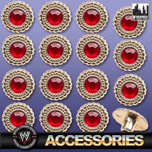 WWE World Heavyweight Adult Size Belt 16 Replacement Ruby Rivet Set | eBay