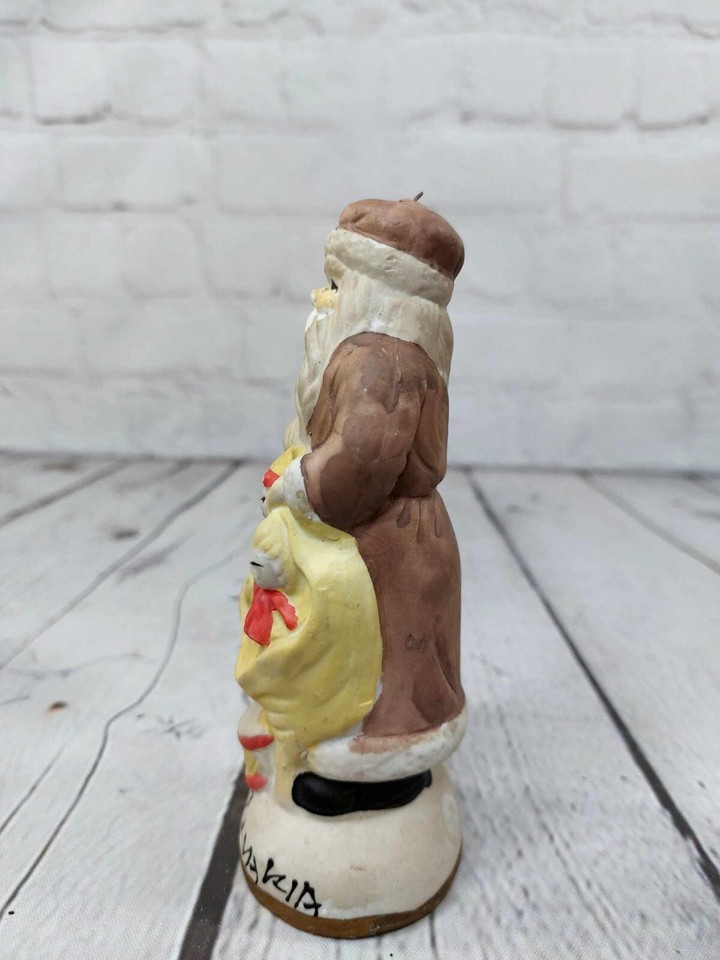 Vintage Old World Santa Claus Ornaments Ceramic Hanging Christmas Décor ...